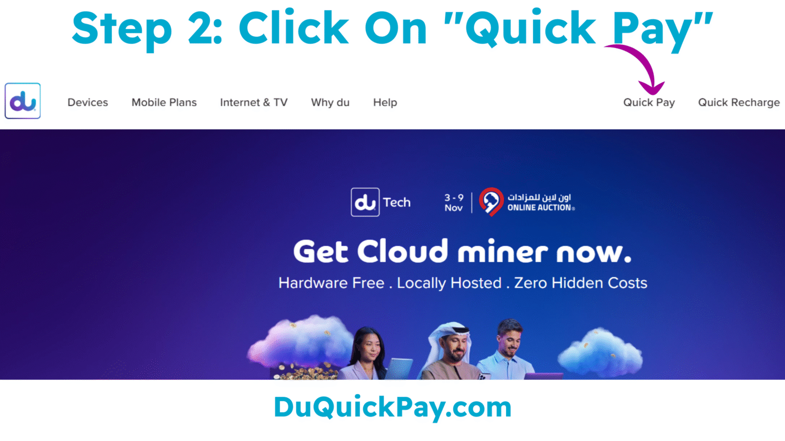 Du Quick Pay: Recharge and Check Balance Online 20226