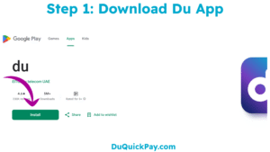Du Quick Pay: Recharge and Check Balance Online 20226
