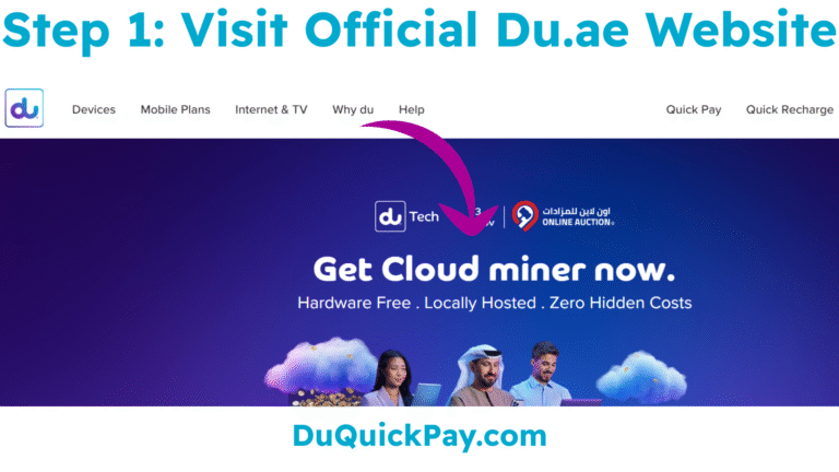 Du Quick Pay: Recharge and Check Balance Online 20226